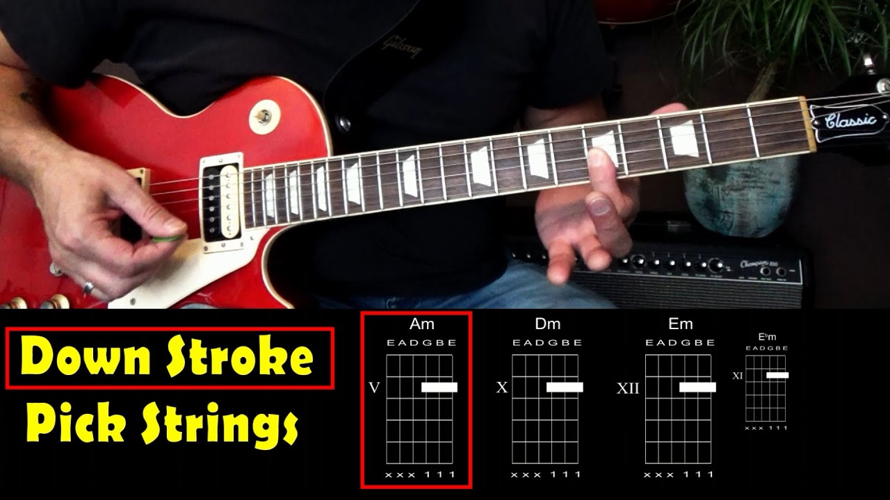 Beginner Blues Guitar: Minor Blues with One Finger! - YouTube