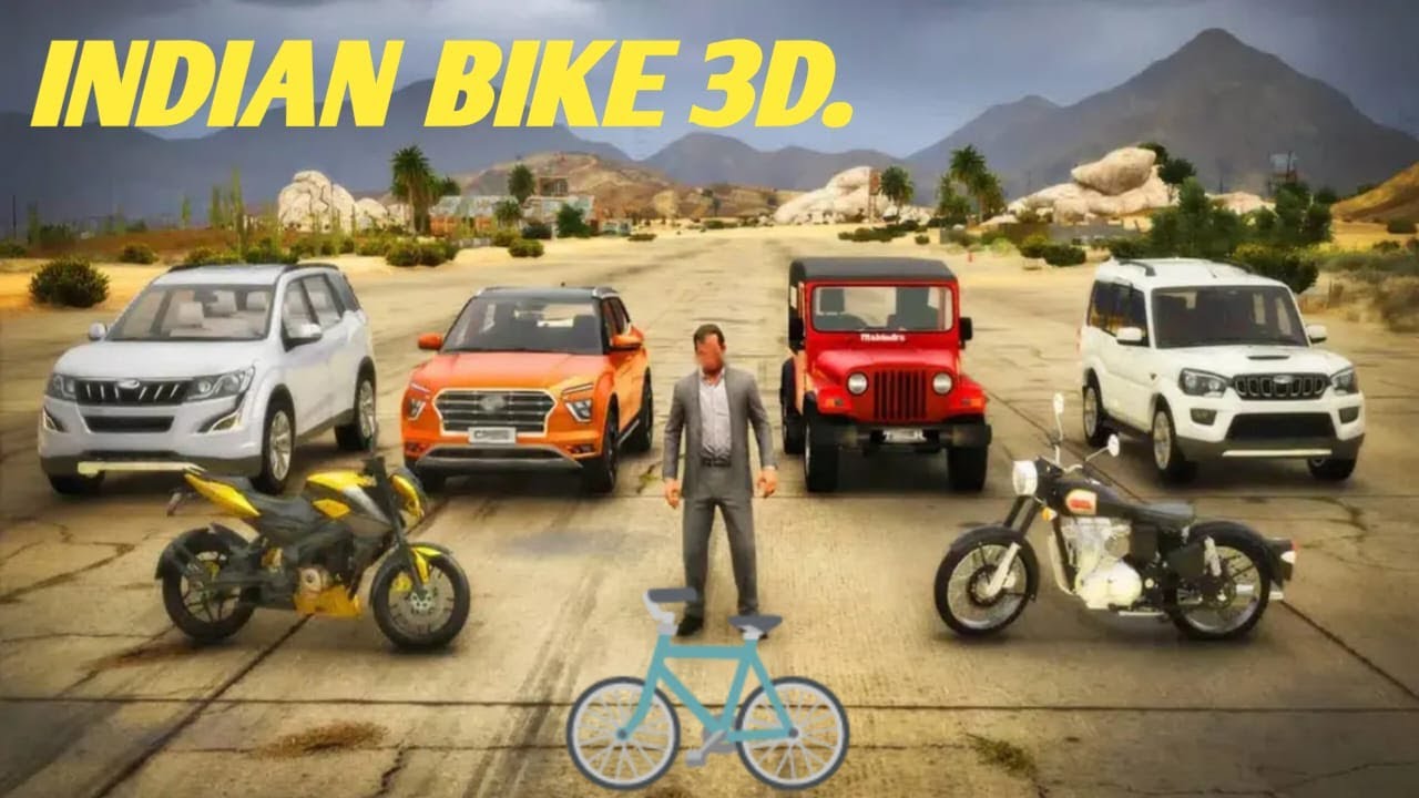 indian bike 3d Gameplay | indian bike 3d - YouTube