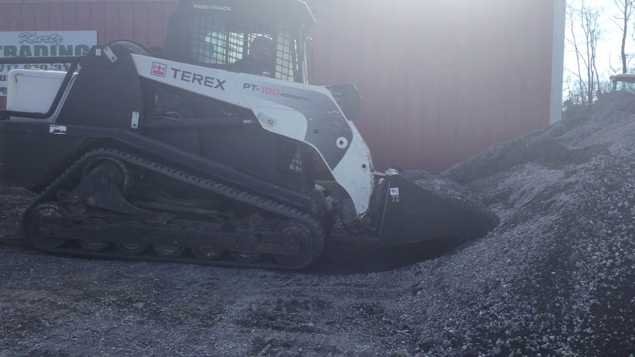 Terex PT100 Tracked Skid Steer Loader! - YouTube