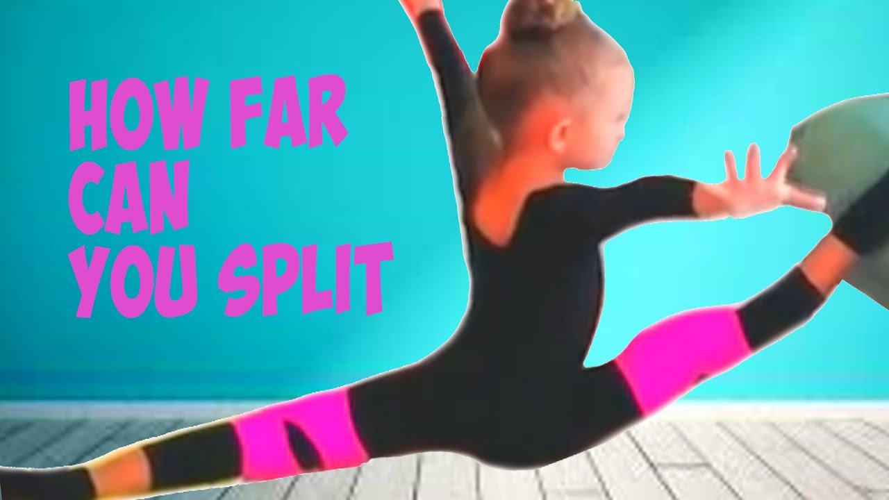 How Far Can You SPLIT ? GYMNASTIC WARM-UP/Lina BLOG - YouTube