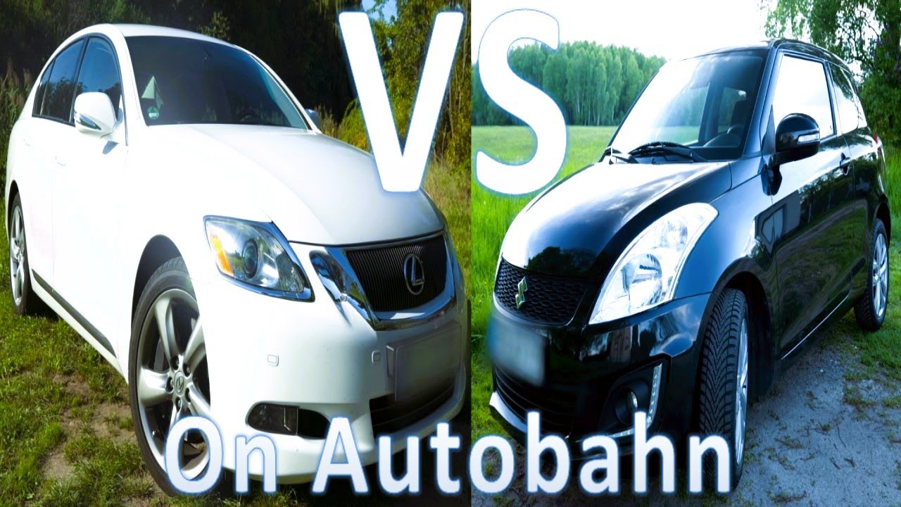Autobahn Drive Experience - Lexus GS 300 VS Suzuki Swift - YouTube