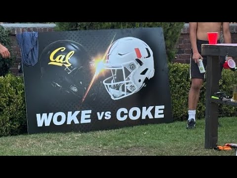 Sign At Frat House On Channing In Berkeley Before Miami At Cal: “Woke ...