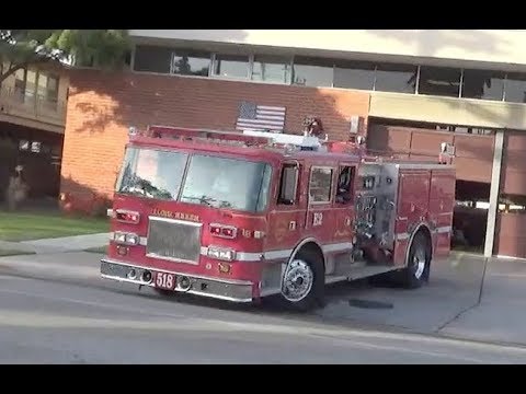 Long Beach Fire Engine 2 (Reserve) Responding - YouTube