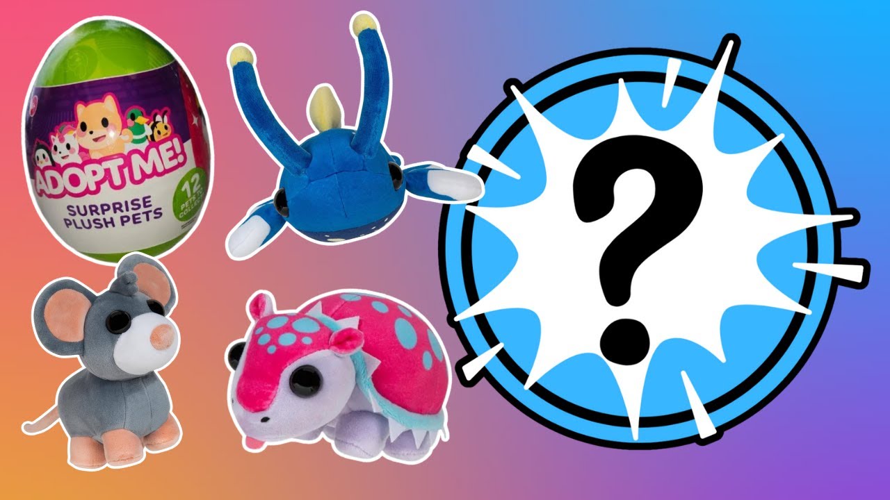 Adopt Me Surprise Plush Pets! | Roblox Toys #AdoptMe #MysteryEgg # ...
