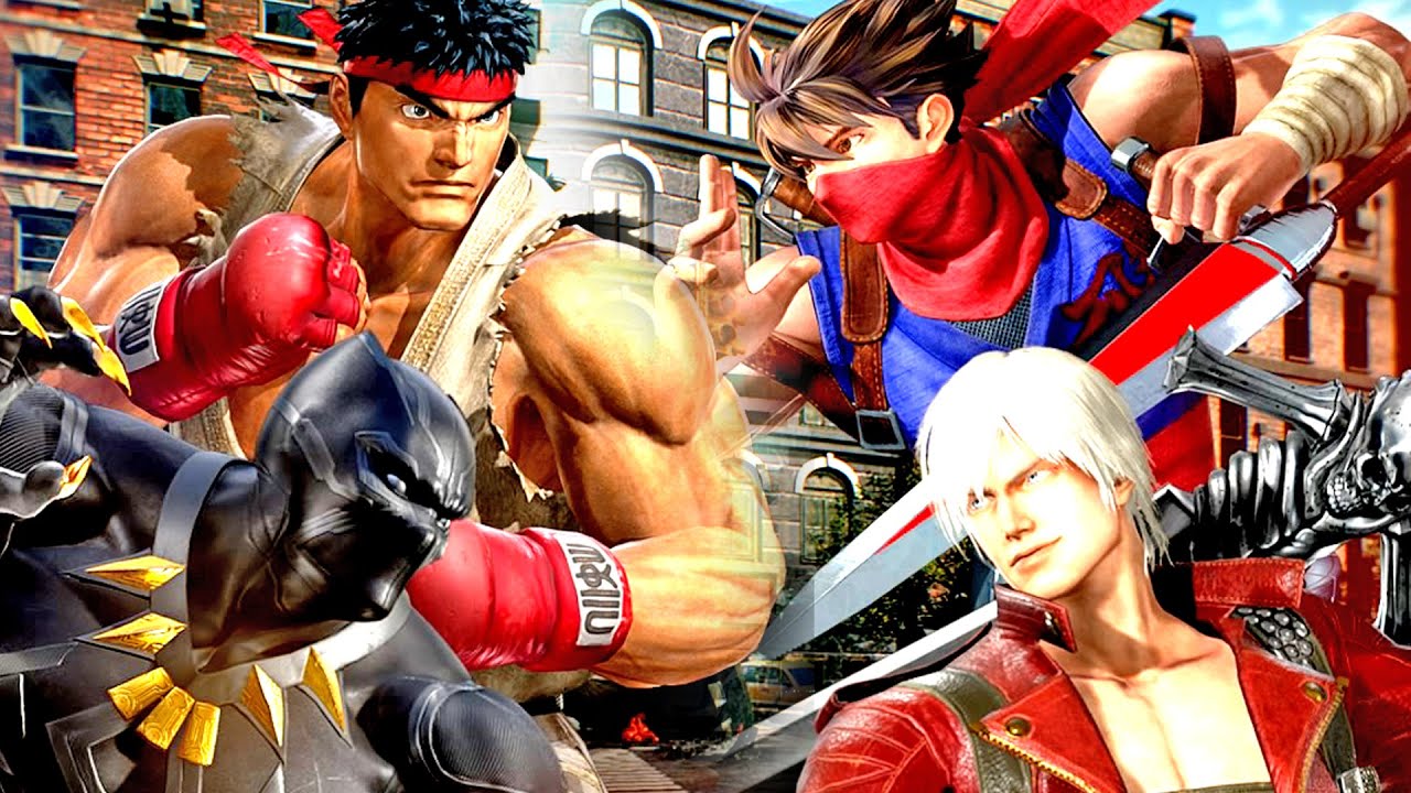 Ryu & Black Panther vs Strider Hiryu & Dante (Hardest AI CPU) - Marvel ...