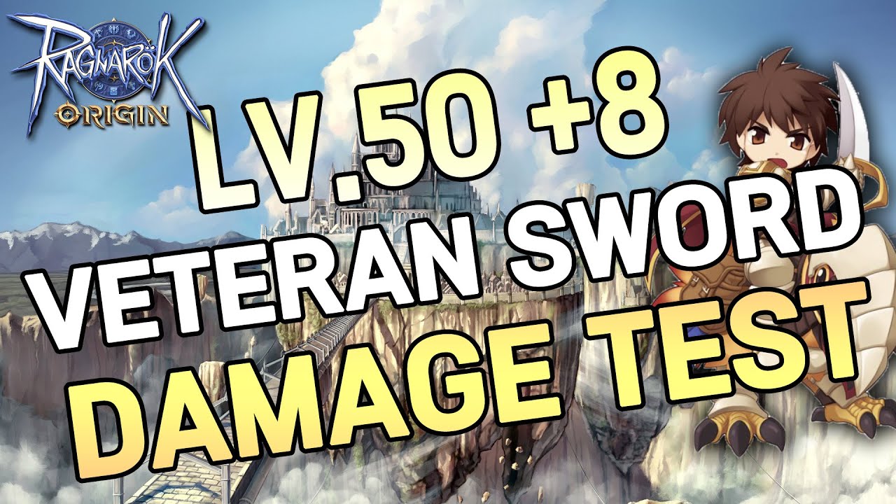 Ragnarok Origin Swordman Knight Lord Knight LV.50 +8 Veteran Sword ...