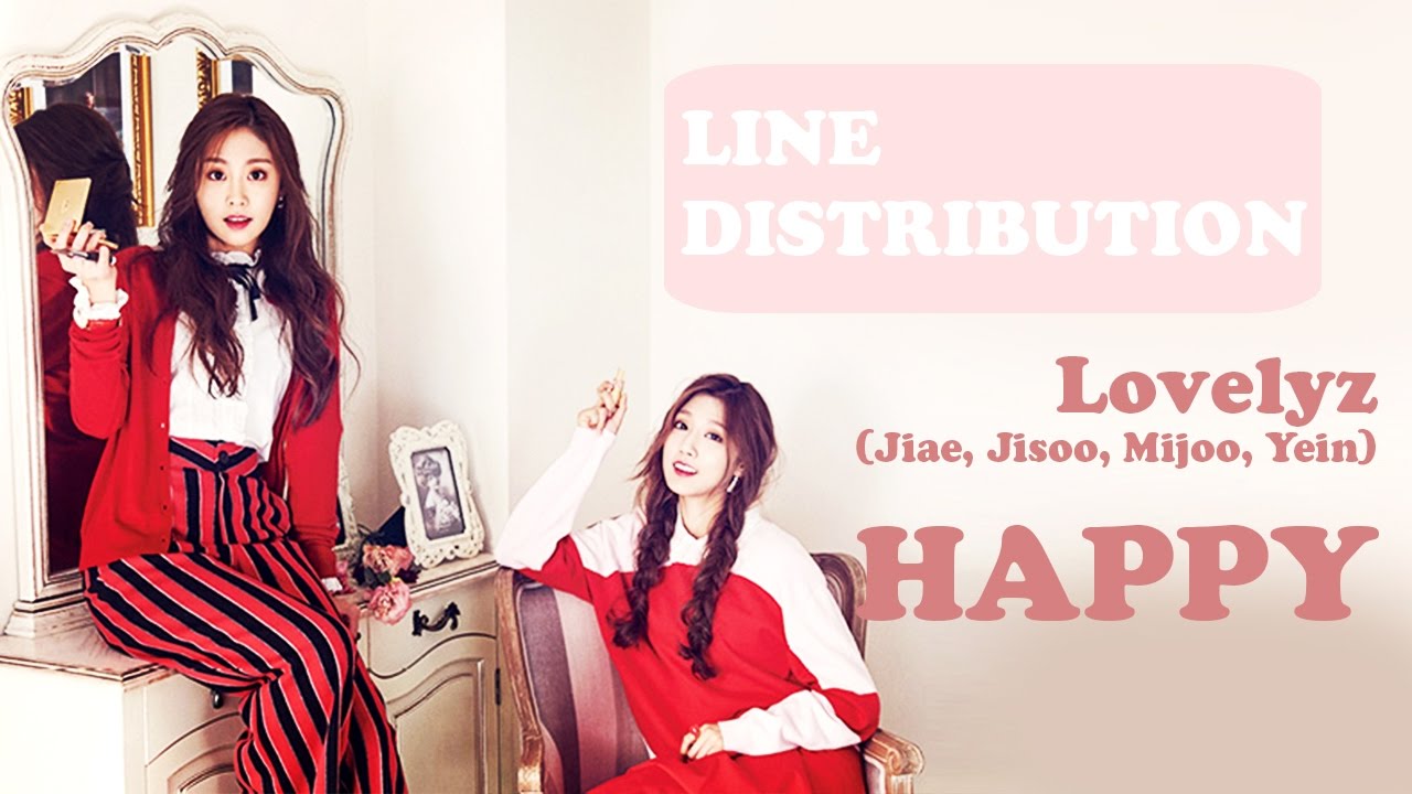 Lovelyz - 'Happy' Line Distribution (Color Coded) - YouTube