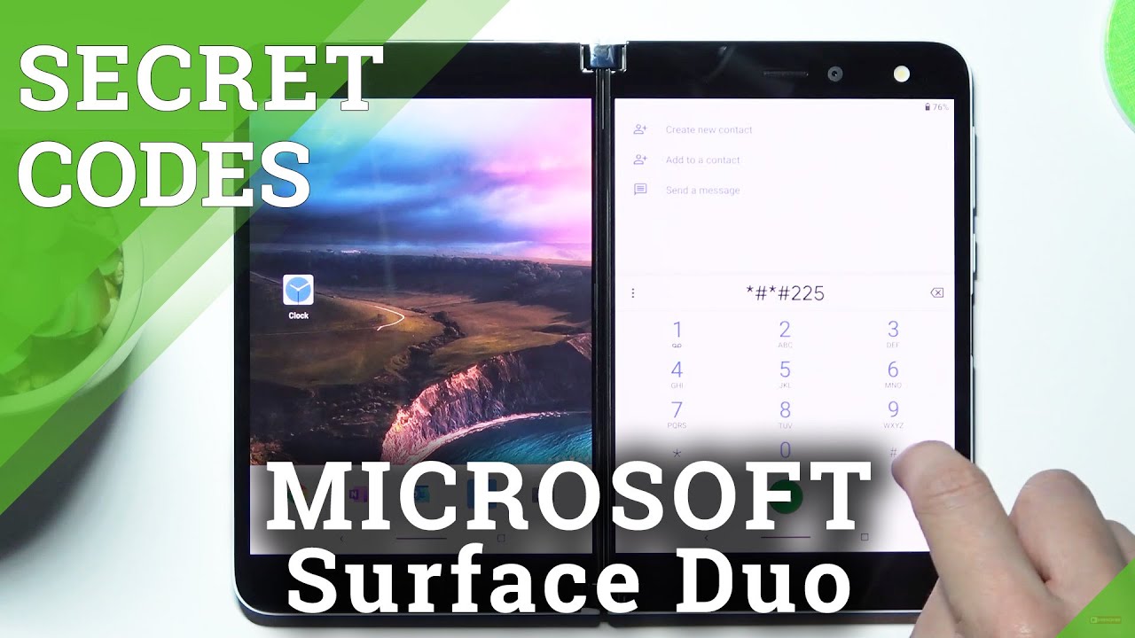 How to Use Secret Codes on MICROSOFT Surface Duo - Enter Secret Codes ...
