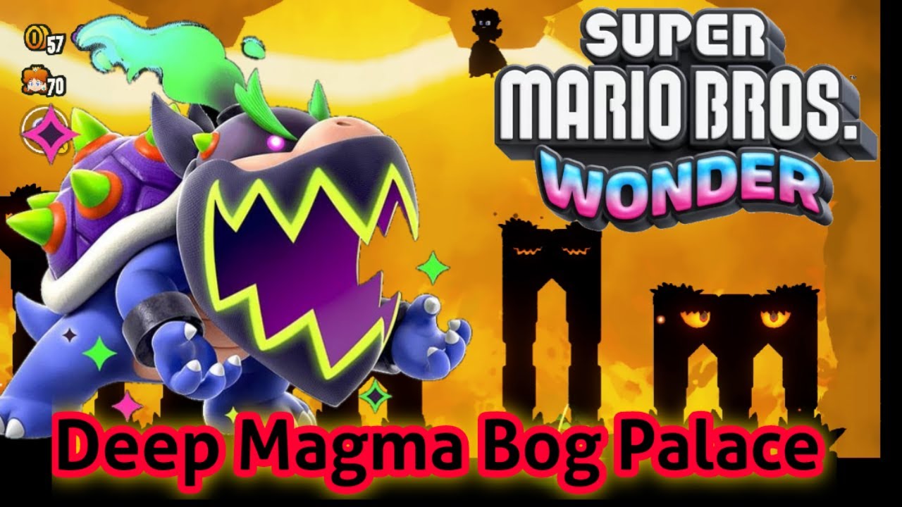 Super Mario Bros Wonder: Deep Magma Bog Palace - Tips & Gameplay ...