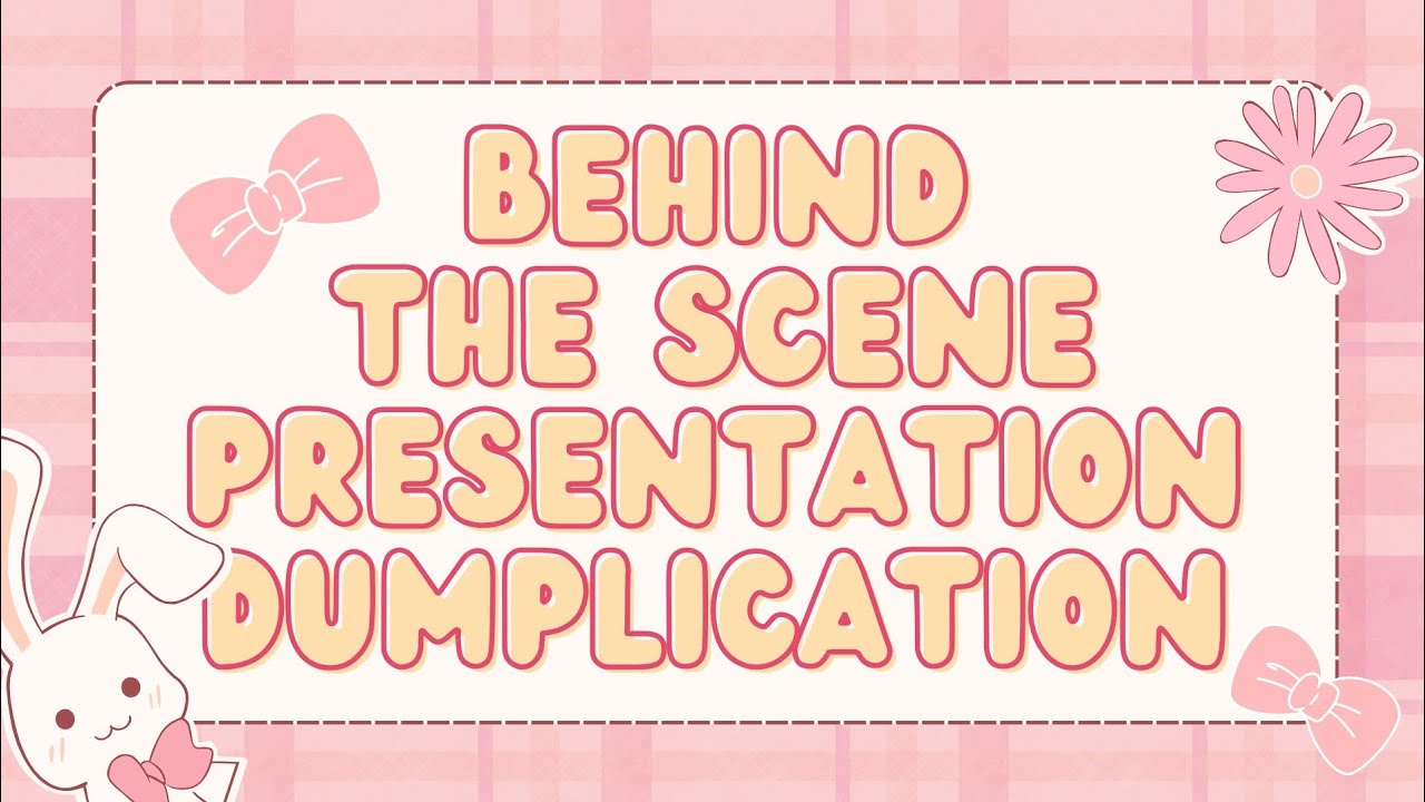 BTS : PRESENTATION DUPLICATION - YouTube