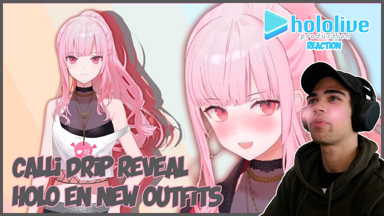 CALLI'S DRIP REVEAL! HOLO EN NEW OUTFITS #1 REACTION - YouTube
