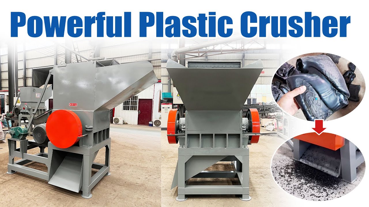 Powerful Plastic Crusher Machine | Plastic shredder machine for sale ...