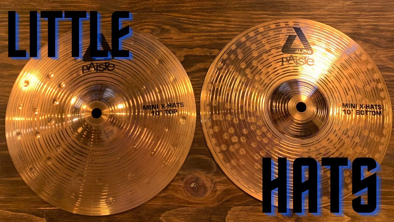 Paiste Alpha 10" Mini-X-Hats / Hi-Hats 2006 - 2010 - YouTube