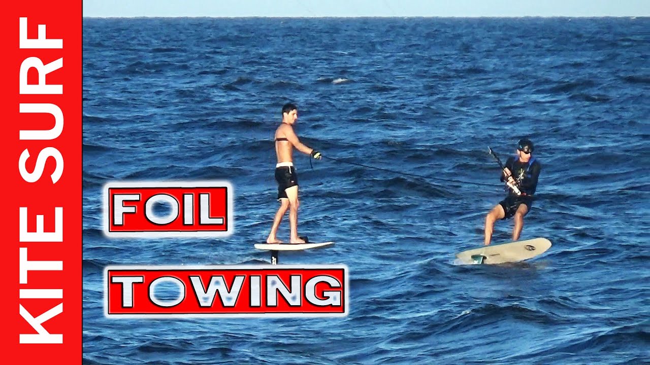 Kite foil Towing 2020 - YouTube