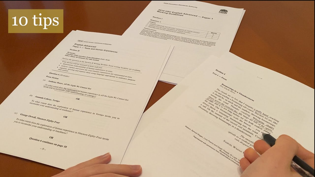 Ace the Unseen Texts in the HSC English Exams - YouTube