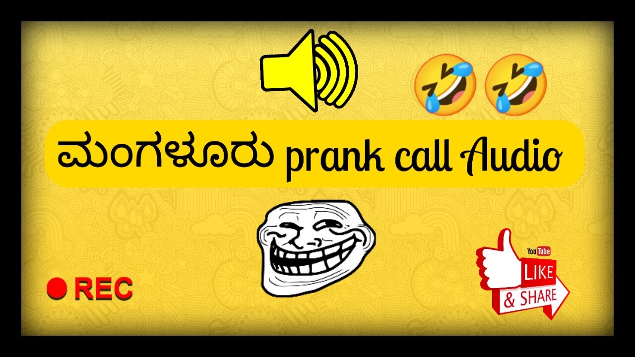 ಮಂಗಳೂರು prank call Audio 🤣🤣 ️ try to make your friends fool 😂 ️#prank # ...