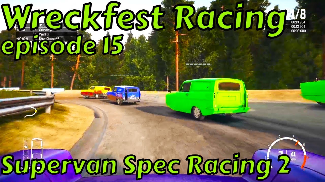 Weekly Wreckfest Racing №15: Supervan Spec Racing part 2 - XSX - YouTube