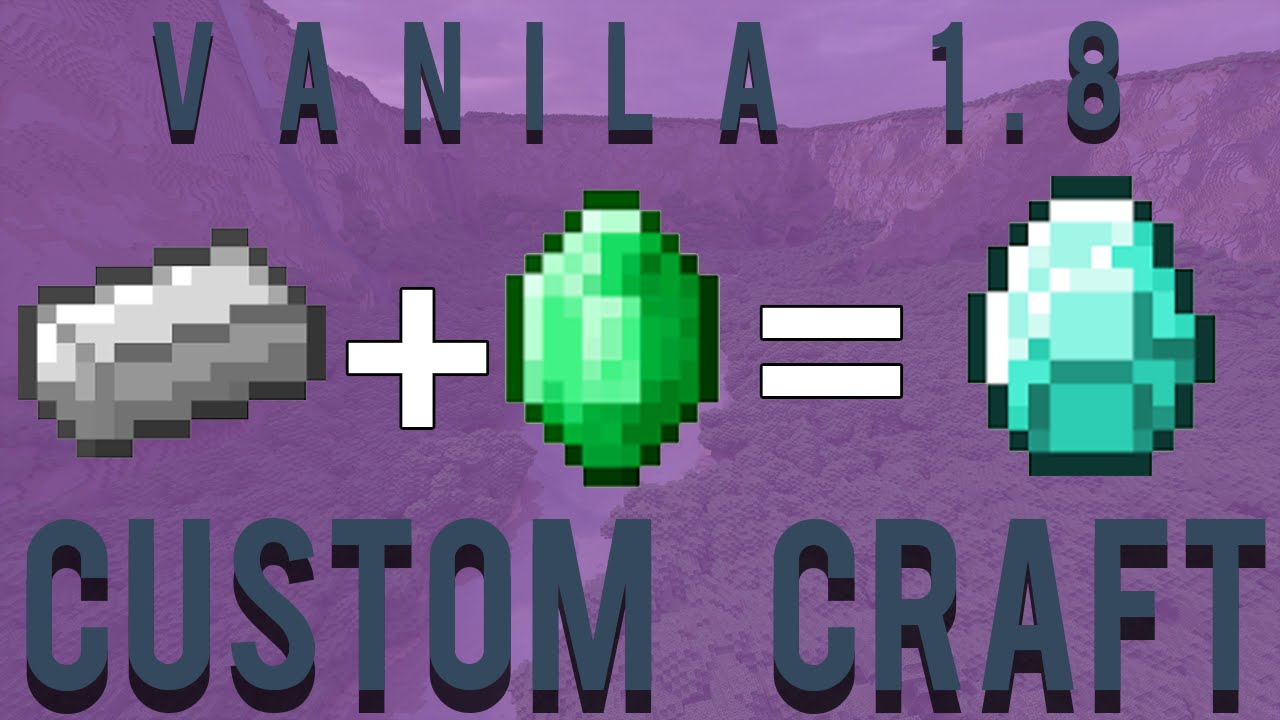 [FR]TUTO CRAFT CUSTOM VANILLA 1.8 NO MOD [Minecraft] - YouTube