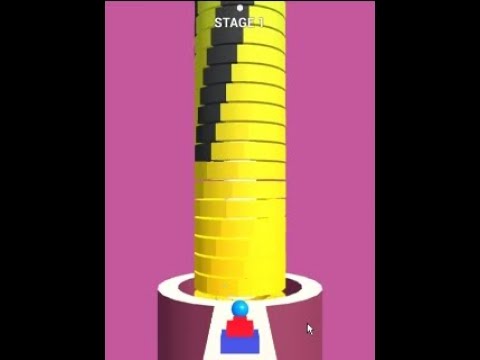 Stack bump 3d mouse skill game stage1 to stage3 complete - YouTube