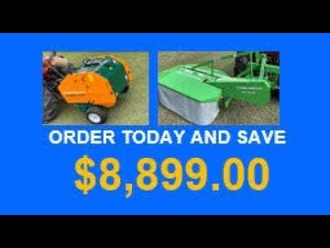 Farm Maxx FMRB Mini Round Baler Sale Order Today and Save - YouTube