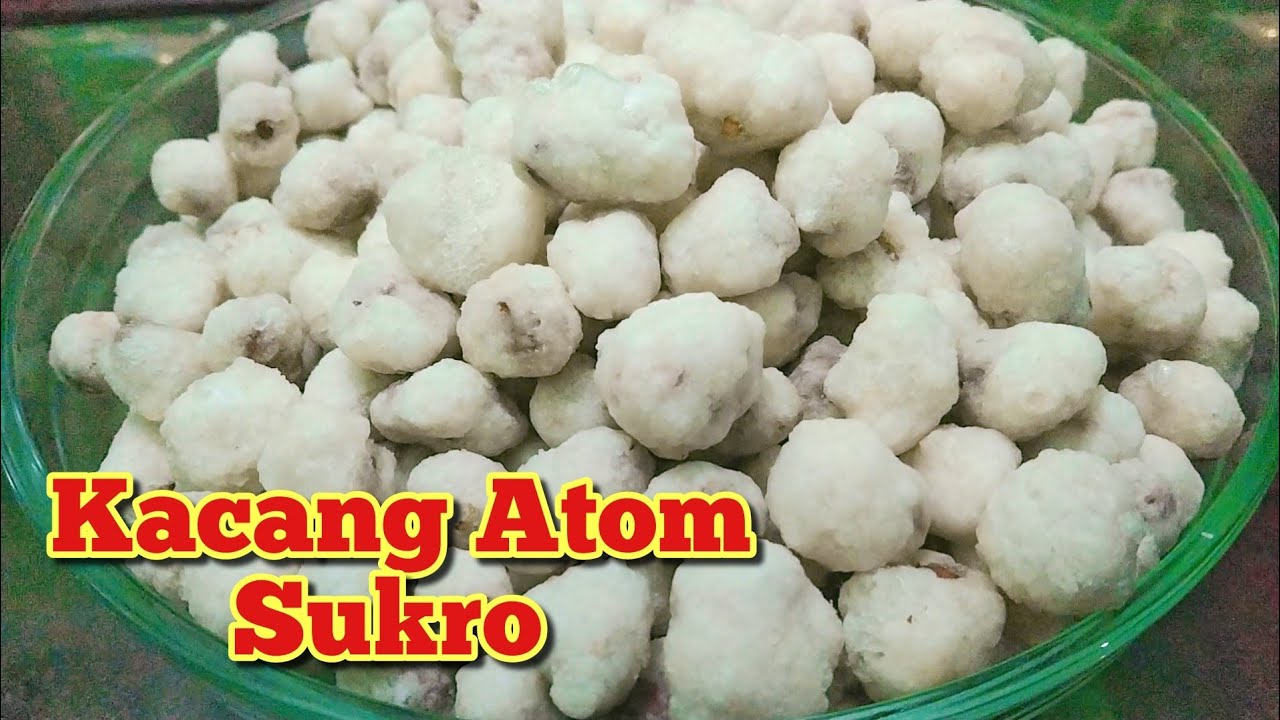 KACANG ATOM SUKRO // Resep Kacang Atom Gurih dan Renyah - YouTube
