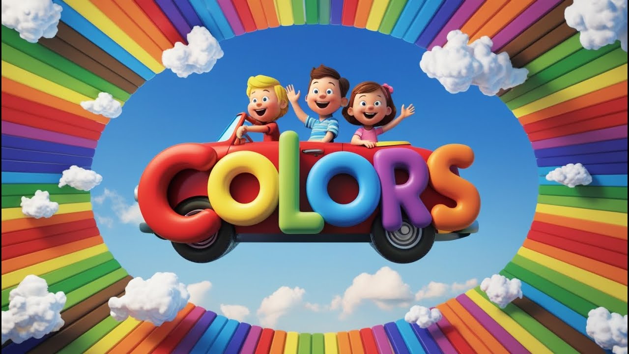 Fun Colors Song | Color Names & Spelling | Educational Song for Kids ...