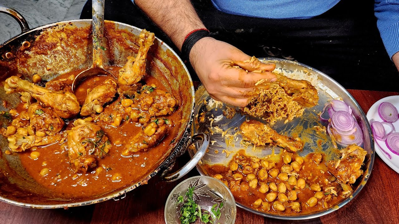 Chicken Chole Ki Dal | Chicken Chole Recipe | - YouTube