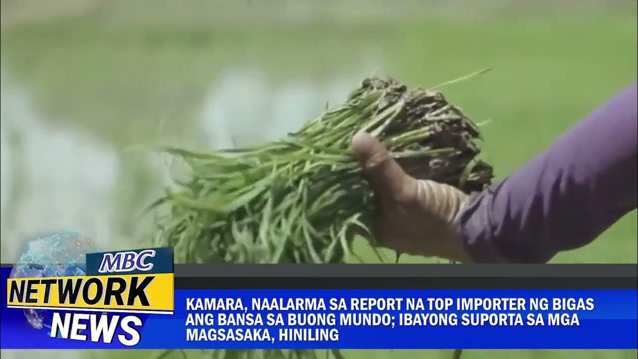 Kamara, naalarma sa report na top importer ng bigas ang bansa sa buong mundo - YouTube
