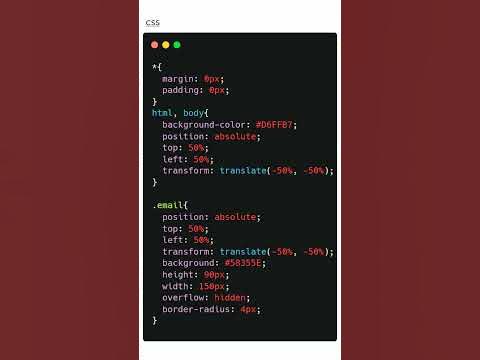 Animated Email Envelope Design Using Html Css Only #purecsscode # ...