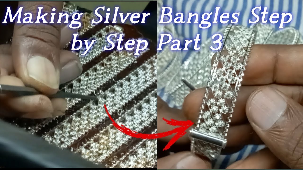 Latest silver bangle designs for women/Part3 - YouTube