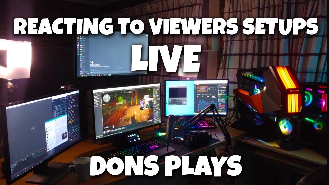 🔴 Reacting to viewers setups live! with a prize at the end - YouTube