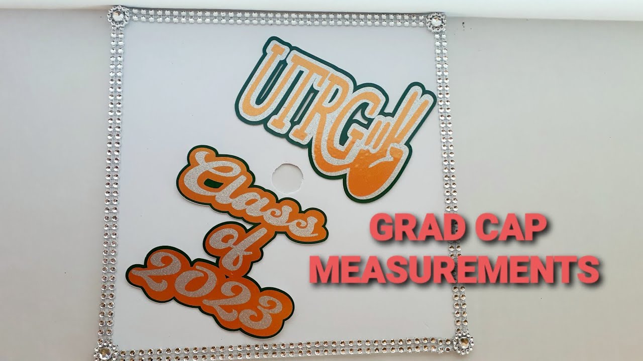 MAKE GRADUATION CAP TOPPER WITH CRICUT//GRADUATION CAP SIZE//TUTORIAL ...