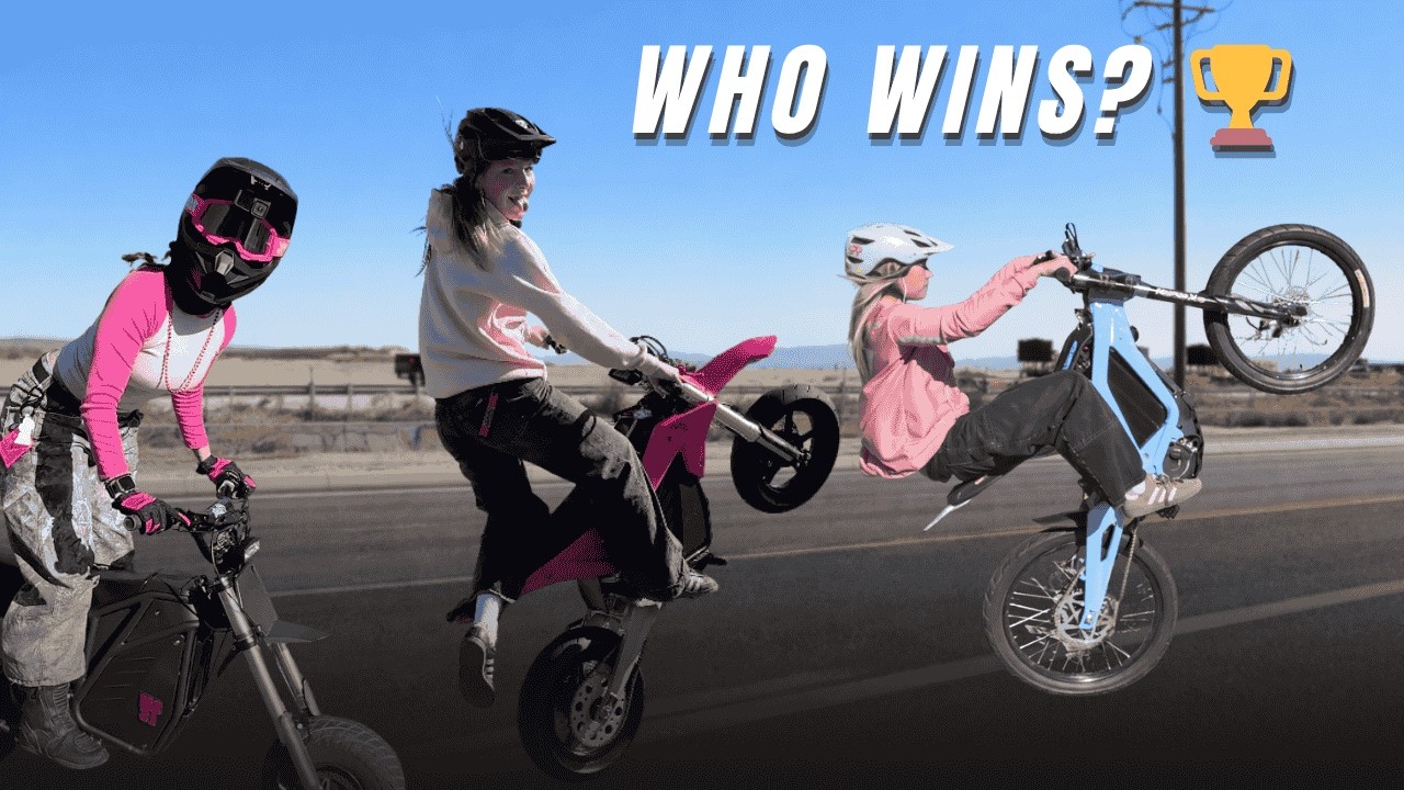 Jayme Brap's Girls Only Wheelie Contest — Who Will Win? 🏆 - YouTube
