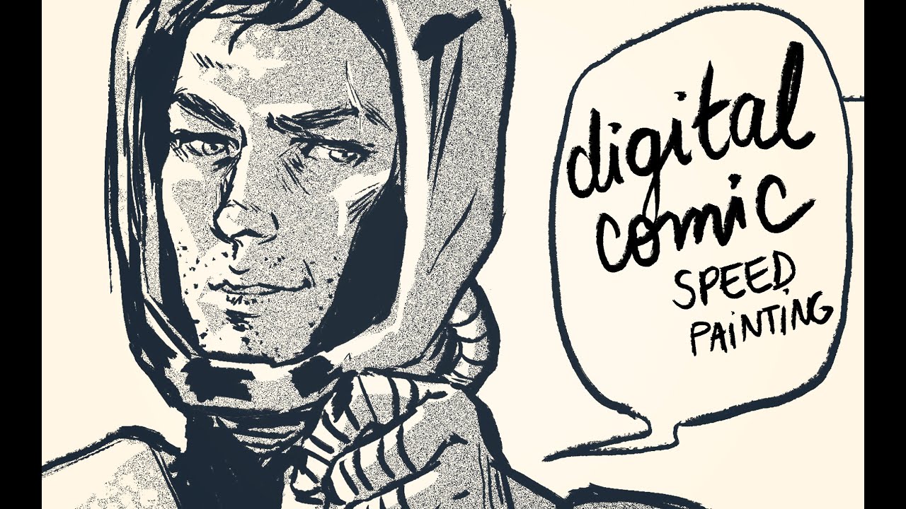 Digital Comic Page (Speed Painting) - YouTube