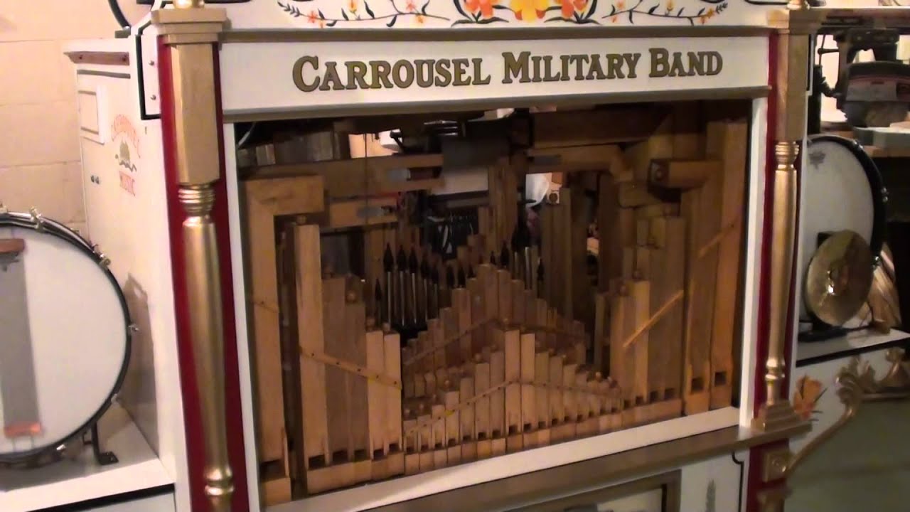 Bill Blacks home made band organ - YouTube
