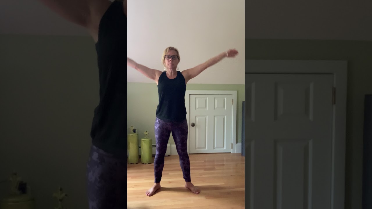 Stretching and Standing Ab Routine - YouTube