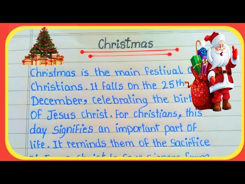 Essay On Christmas Day In English//Christmas Day In English//Long Essay ...