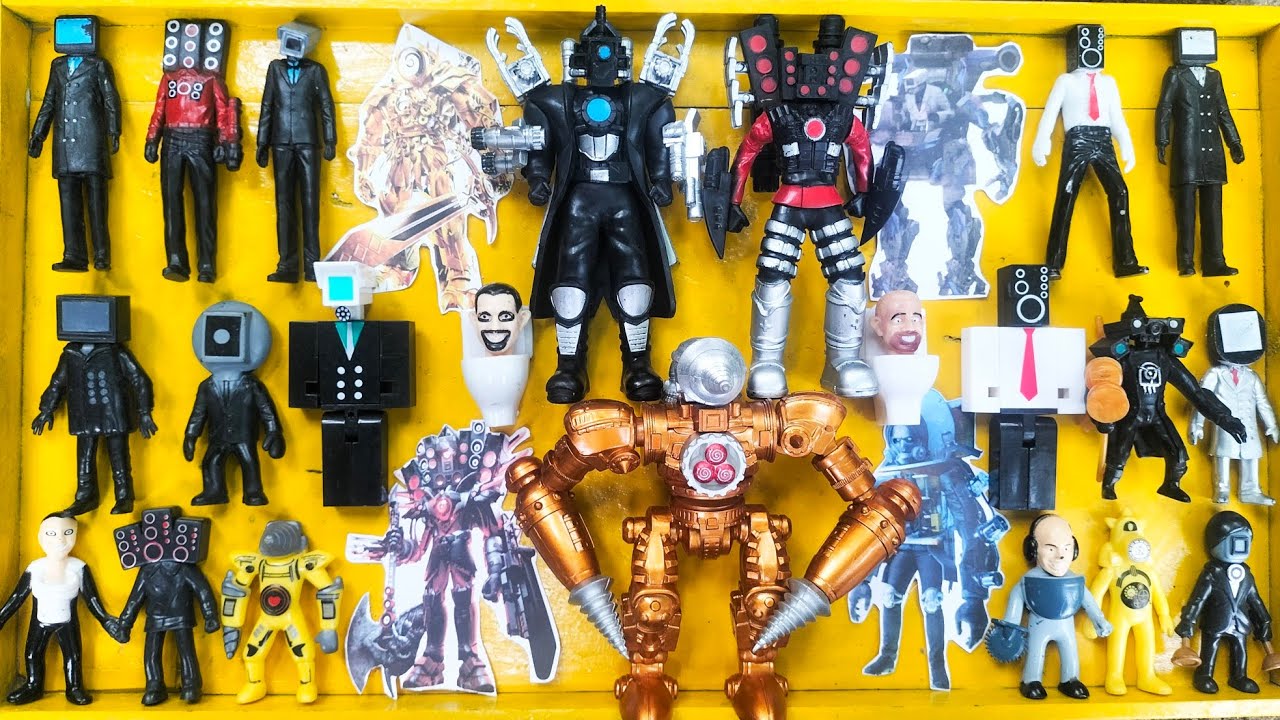 Titan CCTV MAN Pop Toy Series Unboxing,Popular Skibidi Cameraman Action ...