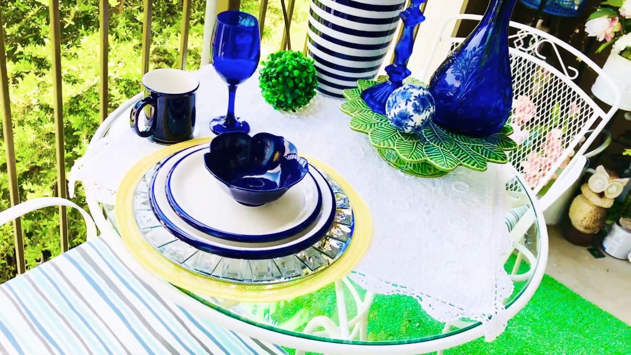 Pretty table for one!!! Monday Tablescape! - YouTube