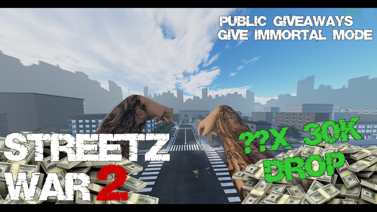 STREETZ WAR 2 MONEY DROP & MAKING PEOPLE IMMORTAL IN GAME - YouTube