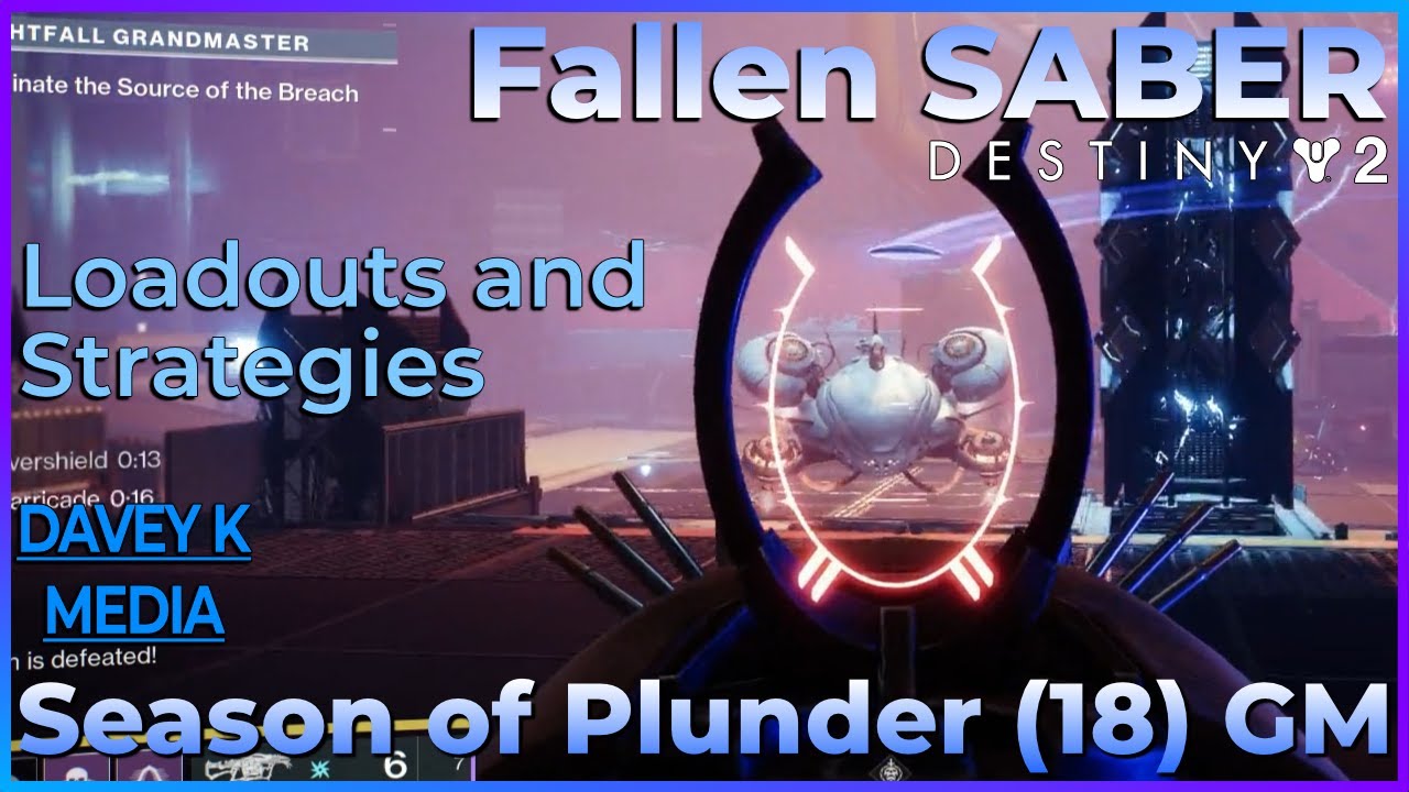 Conquering the Fallen SABER GM | Destiny 2 - YouTube