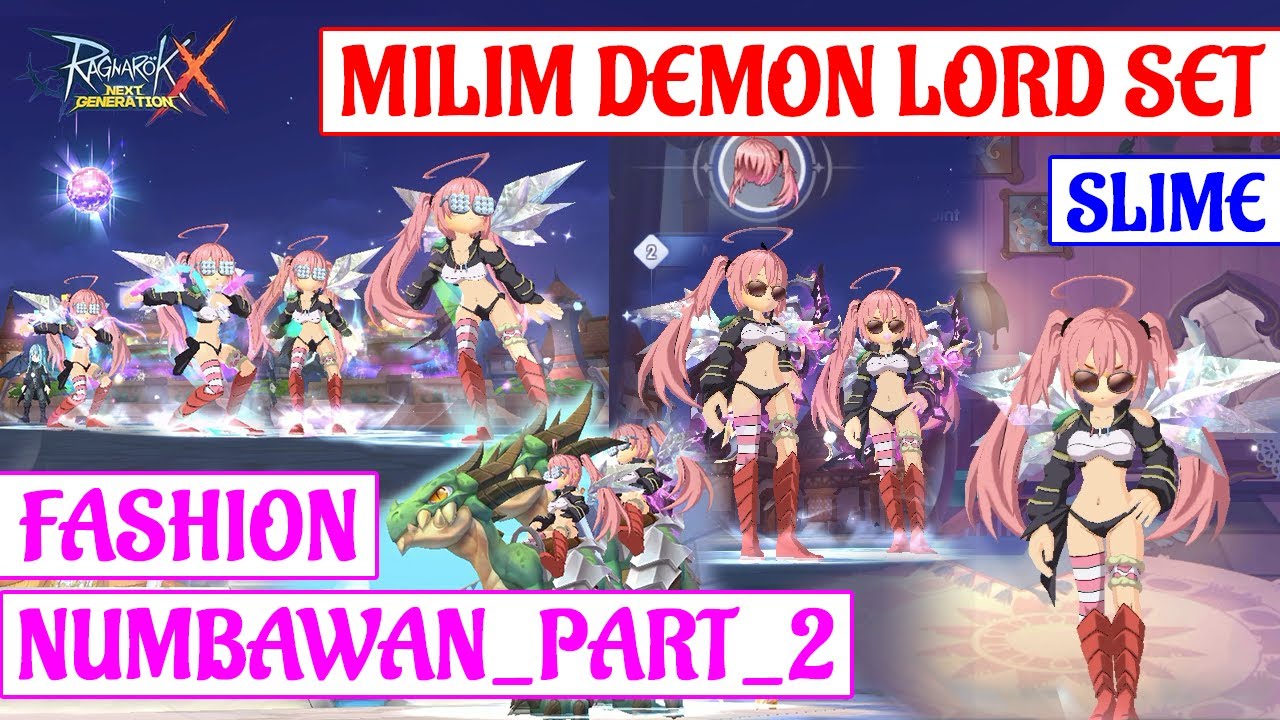 [ROX] MILIM DEMON LORD SET FASHION NUMBAWAN PART 2 SLIME : RAGNAROK X ...