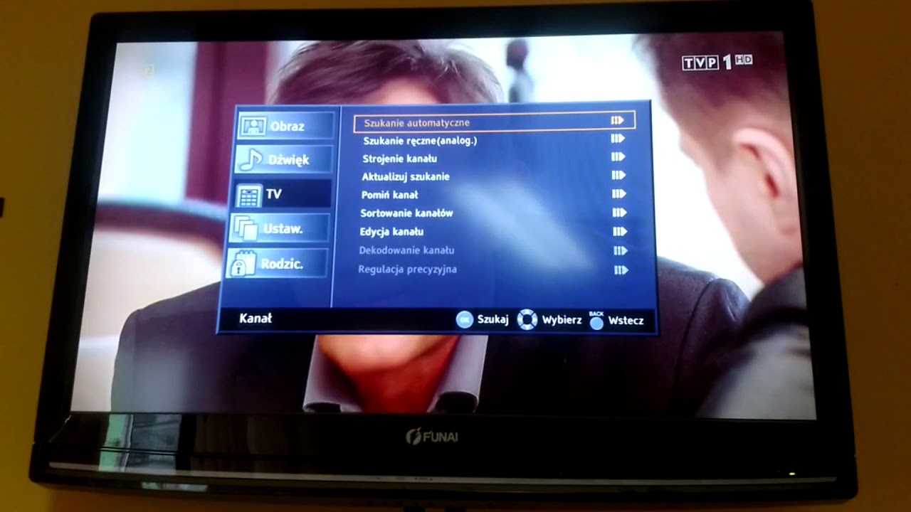 Jak sortować programy TV Funai - YouTube