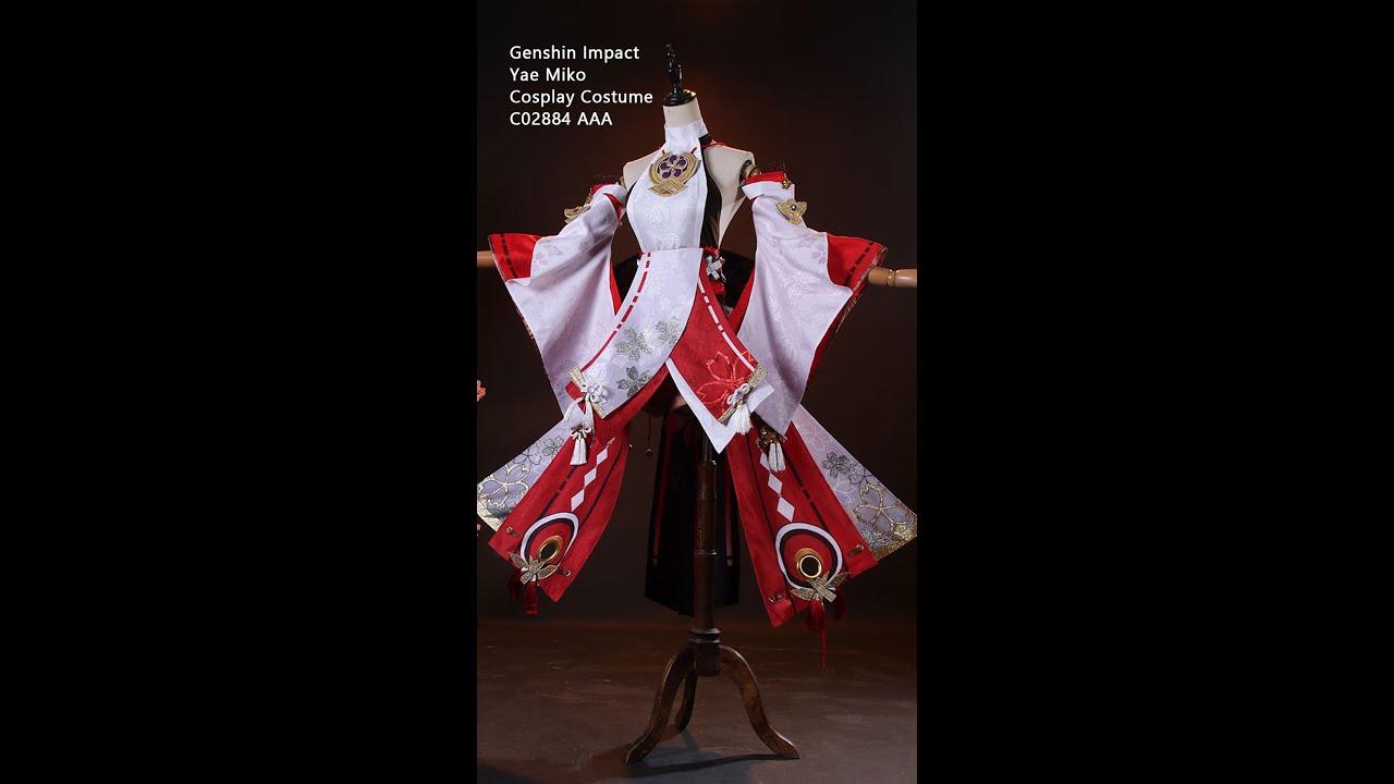 Genshin Impact Yae Miko Cosplay Costume Dressing Tutorial & Showcase ...