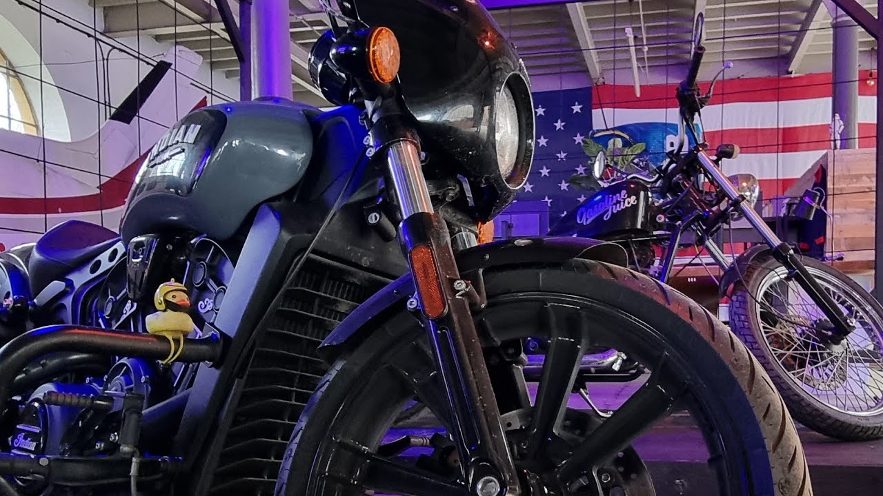 Visit Gasoline Juice! | Indian Scout Rogue MOTOVLOG - YouTube