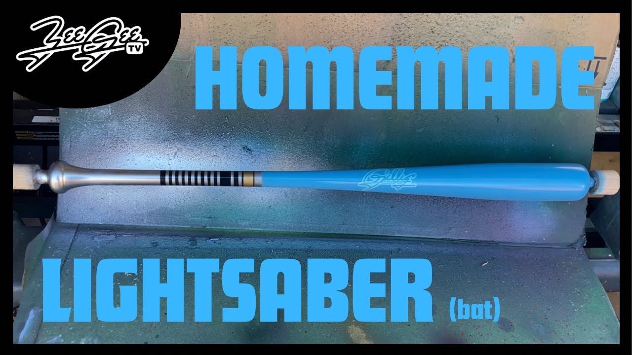Homemade Lightsaber (baseball bat) | Star Wars inspired bat making ...