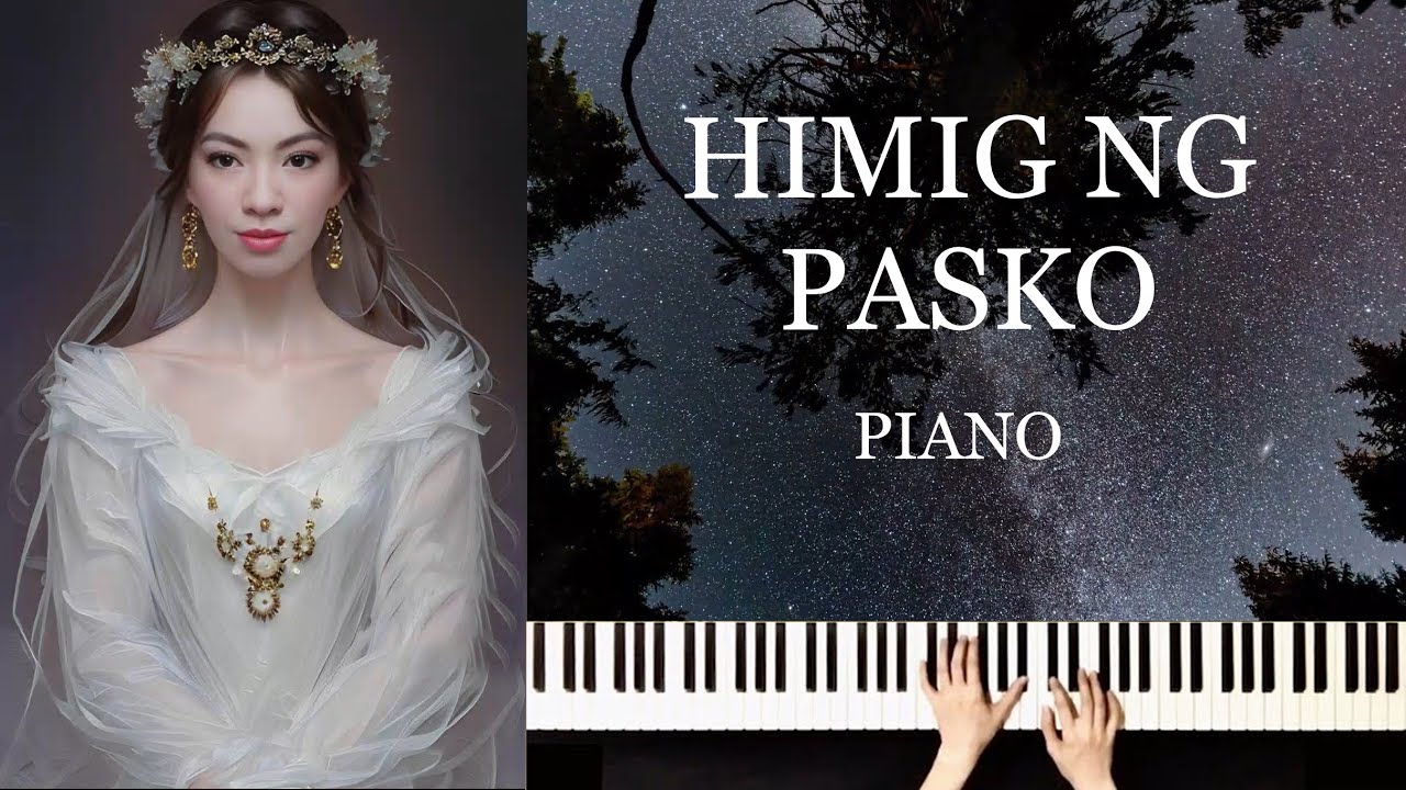 HIMIG NG PASKO LYRICS Piano Instrumental - YouTube