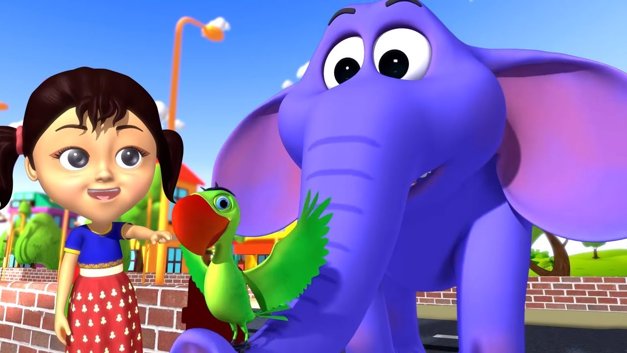 Hathi Raja Kahan Chale | Poems in Hindi | हाथी राजा कहाँ चले | Hindi ...