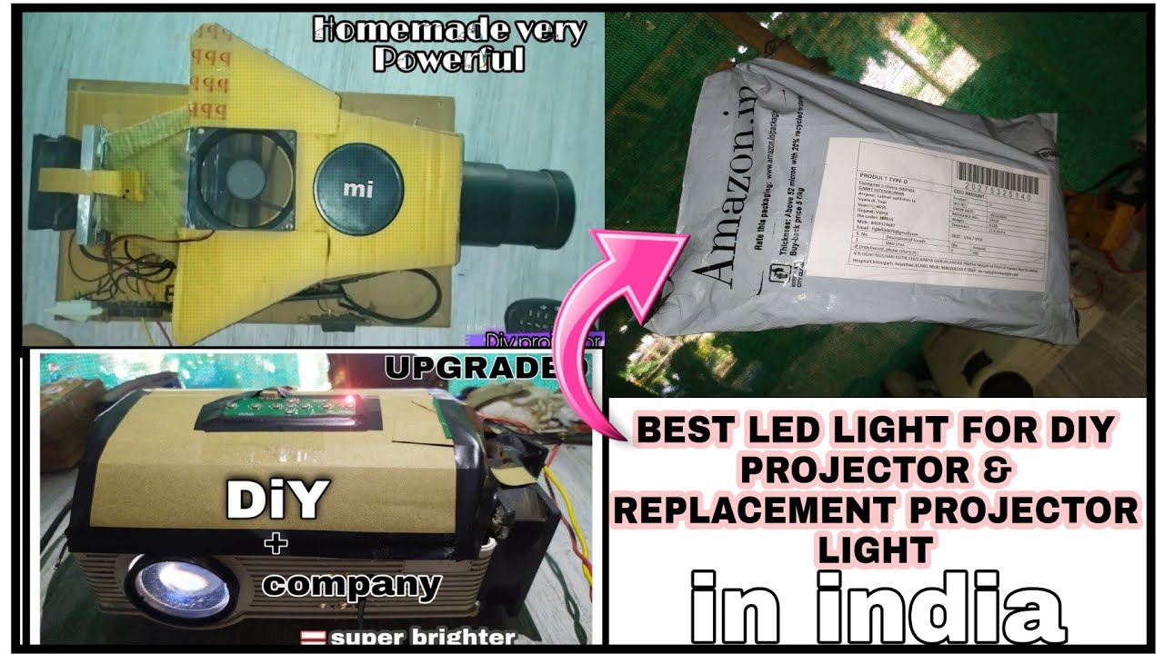Diy projector LED light!!📽️Best & chip led light for diy projector ...
