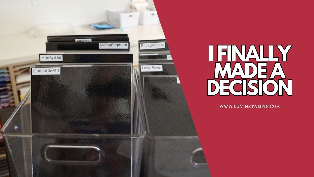 Stamp and Die Storage Idea | Craft Room Organization - YouTube